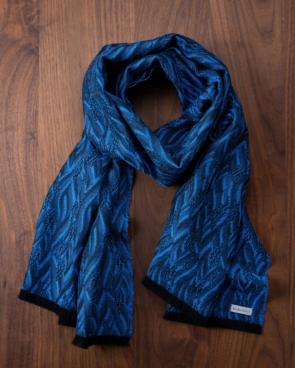 [Art] WAVE HEAD Stole Tango Blue